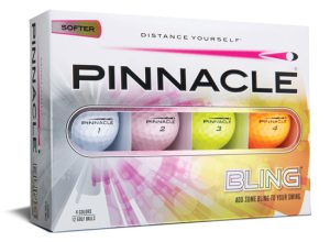 Pinnacle Golfboll Lady Bling 4 färger 1 dussin | Färgade bollar ...