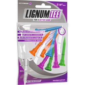 Peg Lignum 12st 53mm Neon Mix | Peggar - Golftillbehör - Tillbehör | Lignum