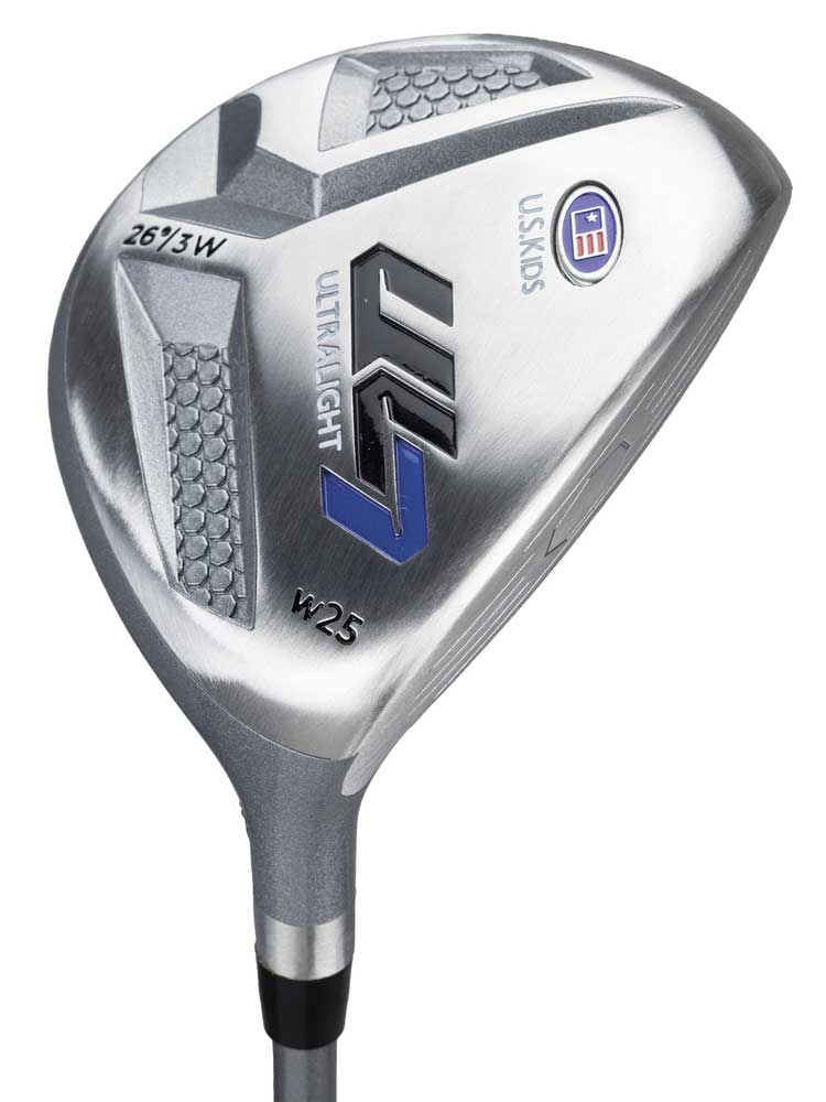 U.S.Kids Fairwaywood UL7 W25 Vänster 114-122 cm Blå | Golfklubba Barn ...