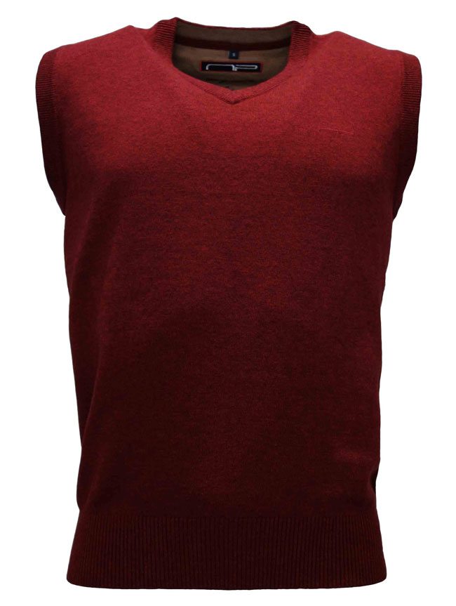 AP Herr Slipover 1672 Mörkröd Melerad | VÄSTAR - Herrkläder - Kläder ...